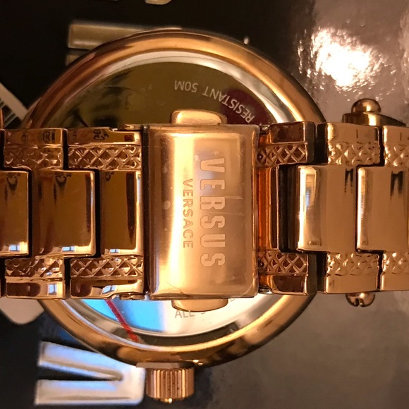 Versus Versace | Accessories | Authentic Womens Versace Rose Gold 36mm ...